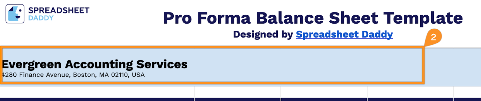 Free☝️ Pro Forma Balance Sheet Spreadsheet Template (Google Sheets ...