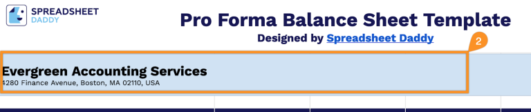 Free☝️ Pro Forma Balance Sheet Spreadsheet Template (Google Sheets ...