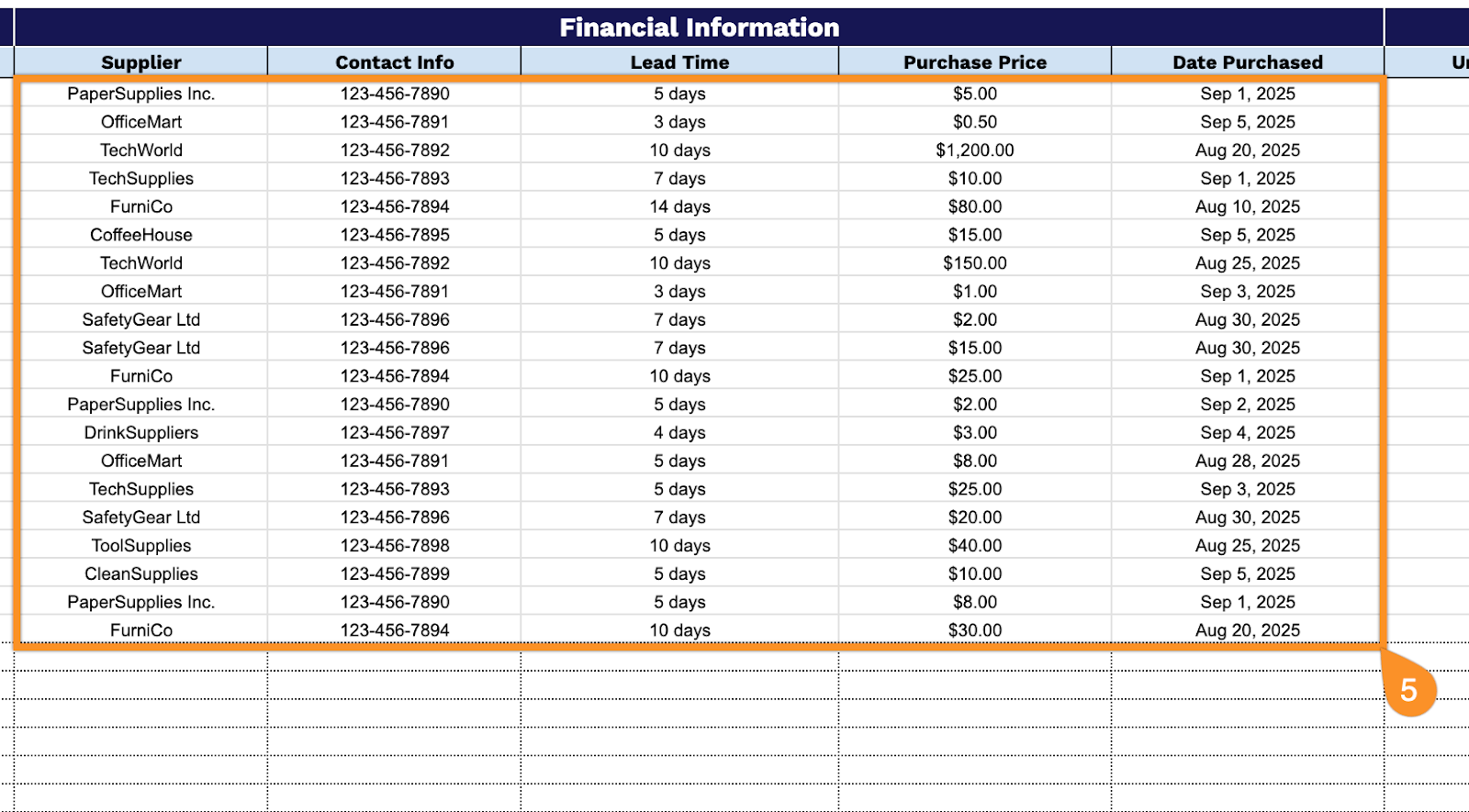 Free☝️ Stock Inventory Spreadsheet Template (Google Sheets, Excel ...