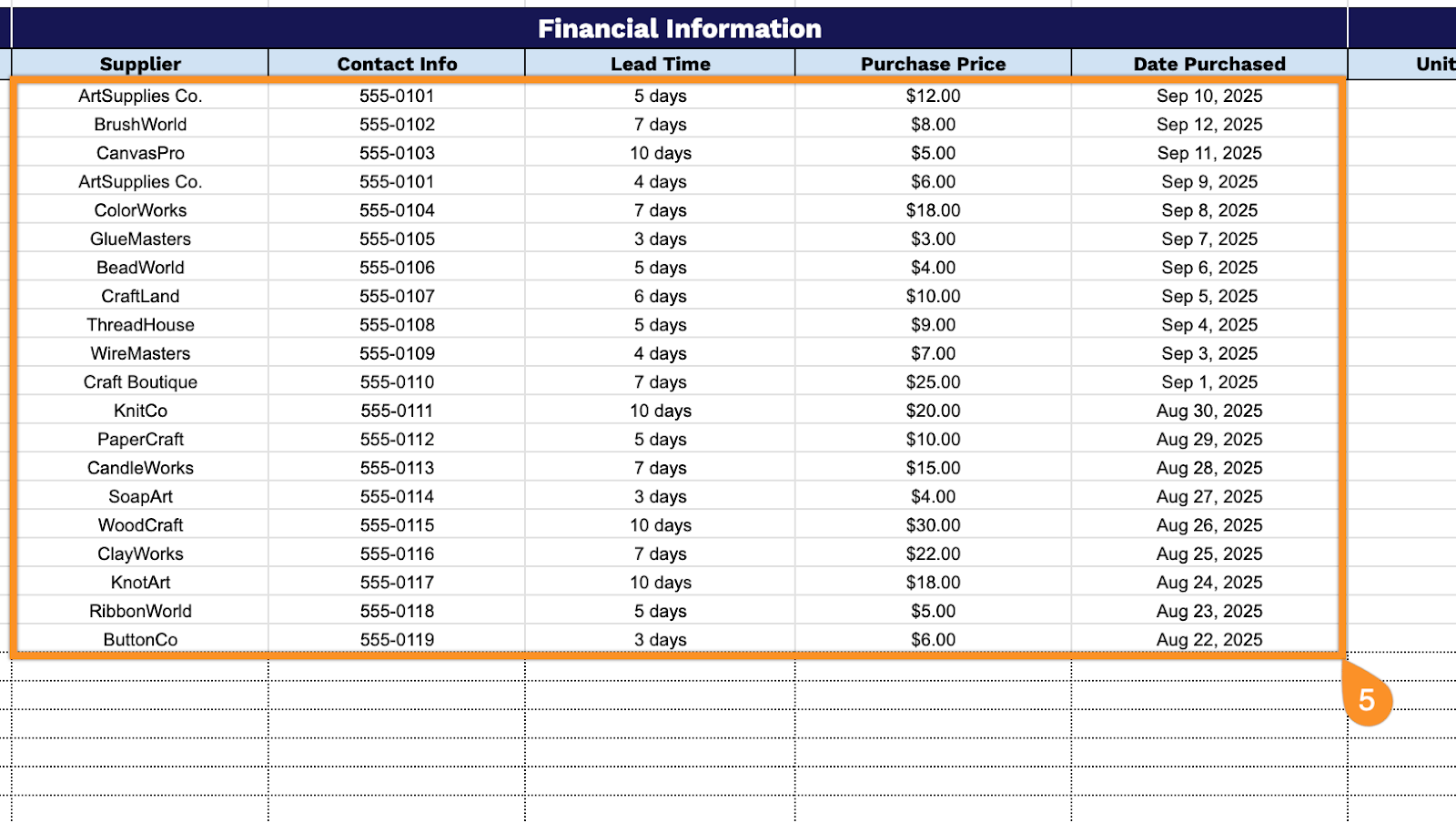 Free☝️ Craft Business Inventory Spreadsheet Template (Google Sheets ...