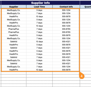 Free☝️ First Aid Inventory Spreadsheet Template (Google Sheets, Excel ...