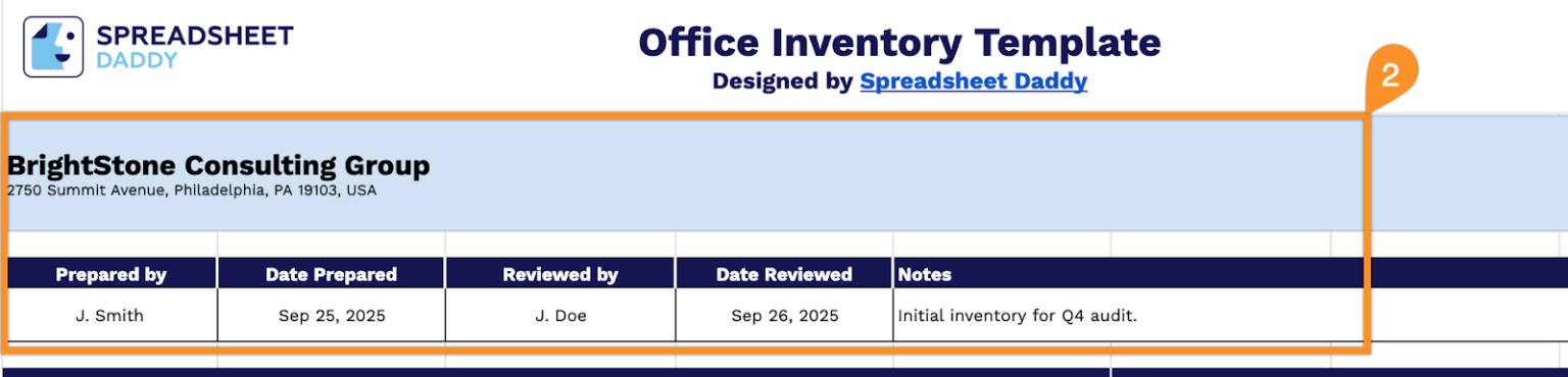 Free☝️ Office Inventory Spreadsheet Template (Google Sheets, Excel ...