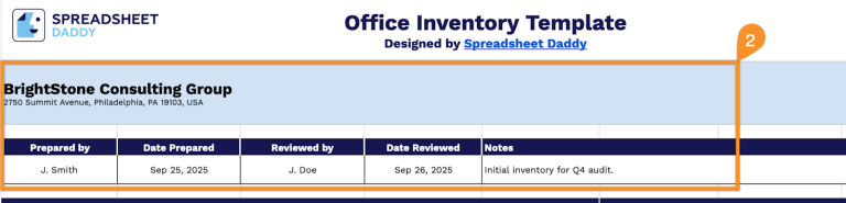 Free☝️ Office Inventory Spreadsheet Template (Google Sheets, Excel ...