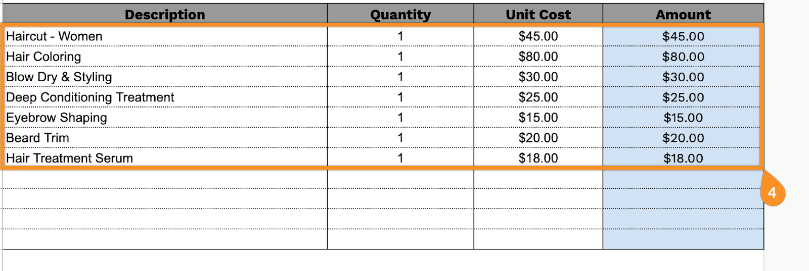 Free☝️ Hair Salon Receipt Template (Google Sheets, Excel, Word, Google ...