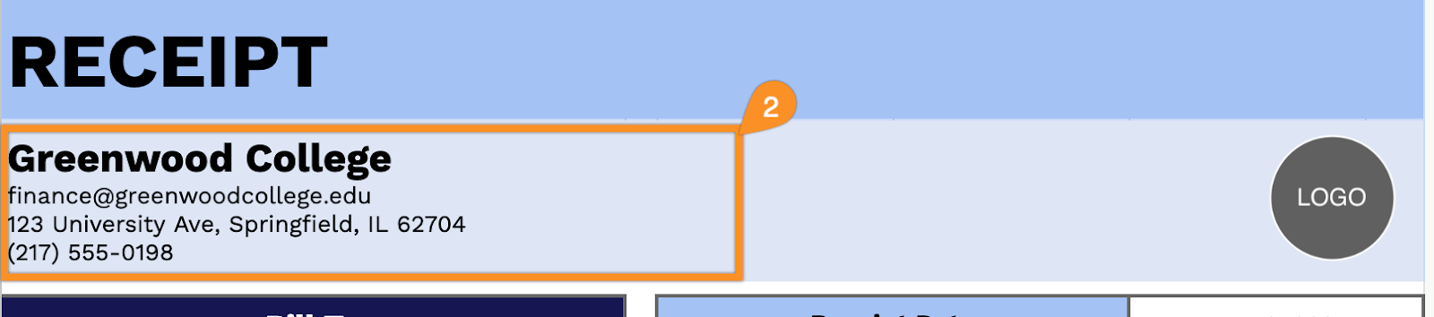 Free☝️ College Tuition Receipt Template (Google Sheets, Excel, Word ...