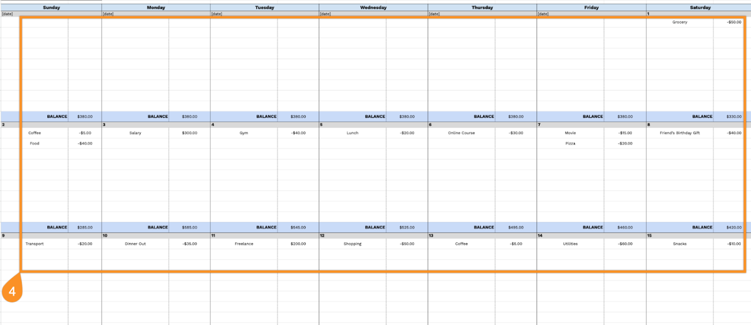 Free☝️ Budget Calendar Template (Google Sheets, Excel, & PDF Downloads)