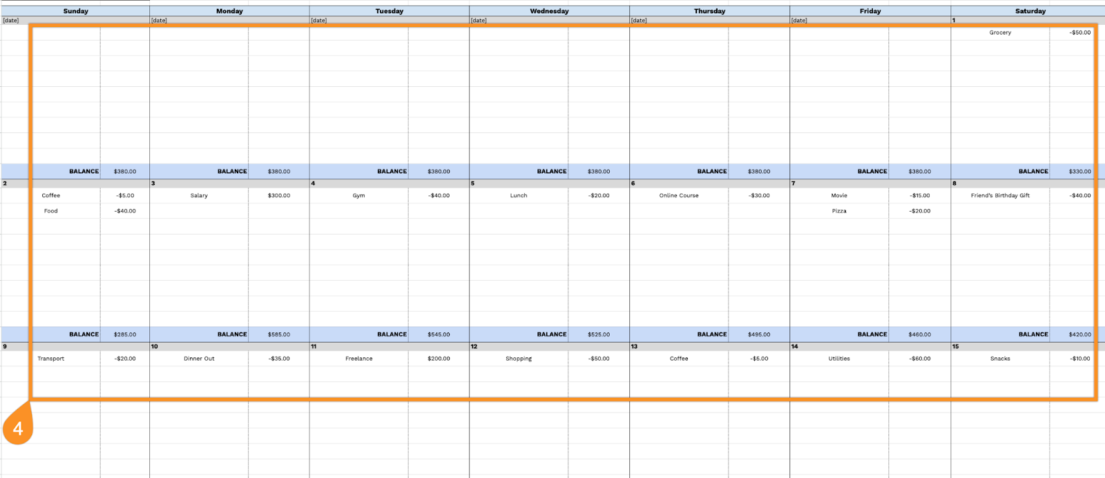 Free☝️ Budget Calendar Template (Google Sheets, Excel, & PDF Downloads)