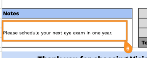 Free☝️ Eye Doctor Receipt Template (Google Sheets, Excel, Word, Google ...