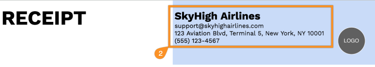 Free☝️ Plane Ticket Receipt Template (Google Sheets, Excel, Word ...