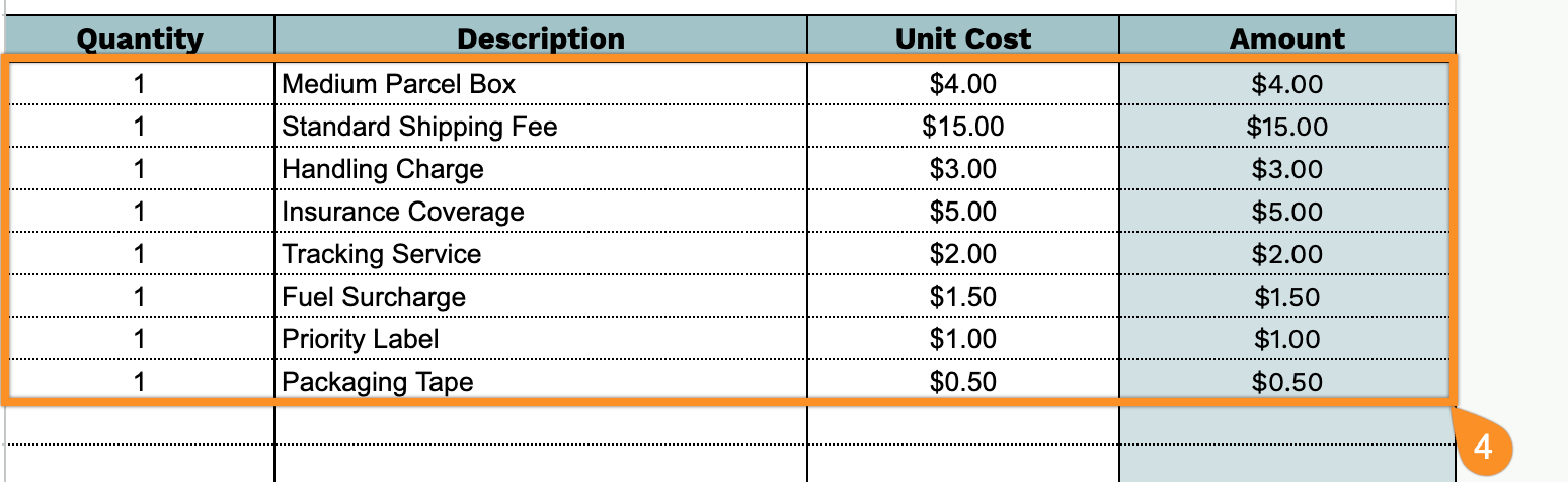 Free☝️ Shipping Receipt Template (Google Sheets, Excel, Word, Google ...
