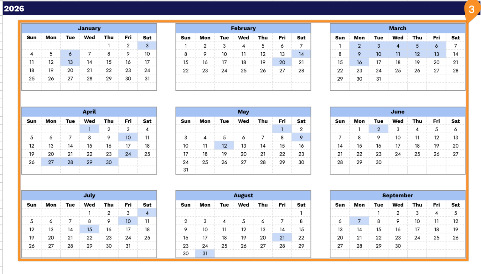 Free☝️ Academic Calendar Template (Google Sheets, Excel, & PDF Downloads)