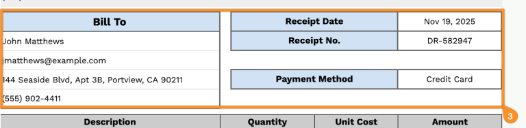 Free☝️ Dock Receipt Template (Google Sheets, Excel, Word, Google Docs ...