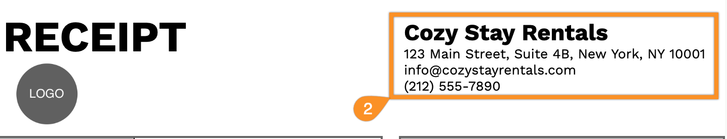 Free☝️ Room Rental Receipt Template (Google Sheets, Excel, Word, Google ...