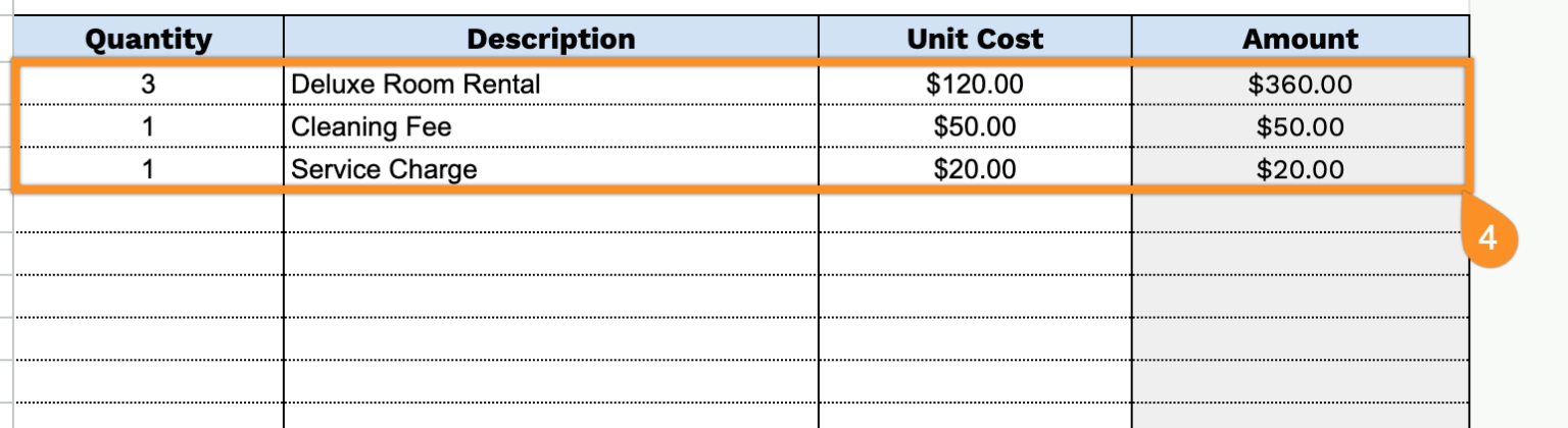 Free☝️ Room Rental Receipt Template (Google Sheets, Excel, Word, Google Docs, & PDF Downloads)
