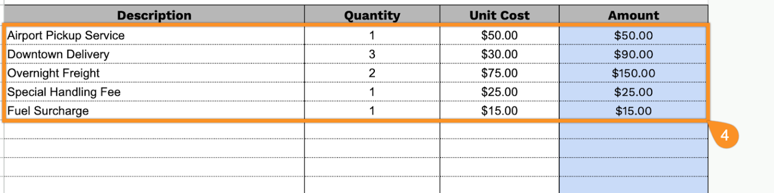 Free☝️ Transportation Receipt Template (Google Sheets, Excel, Word ...