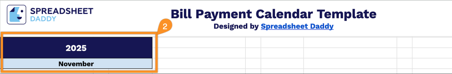 Free☝️ Bill Payment Calendar Template (Google Sheets, Excel, & PDF ...