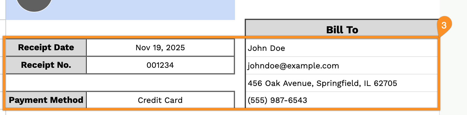 Free☝️ Labor Receipt Template (Google Sheets, Excel, Word, Google Docs, & PDF Downloads)
