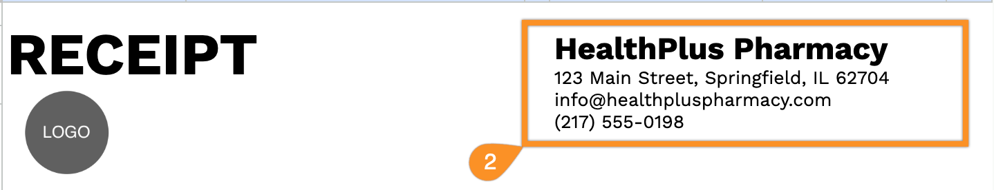 Free☝️ Pharmacy Receipt Template (Google Sheets, Excel, Word, Google ...
