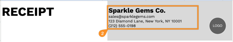 Free☝️ Jewelry Receipt Template (Google Sheets, Excel, Word, Google ...
