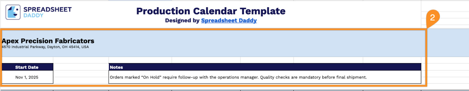 Free☝️ Production Calendar Template (Google Sheets, Excel, & PDF Downloads)