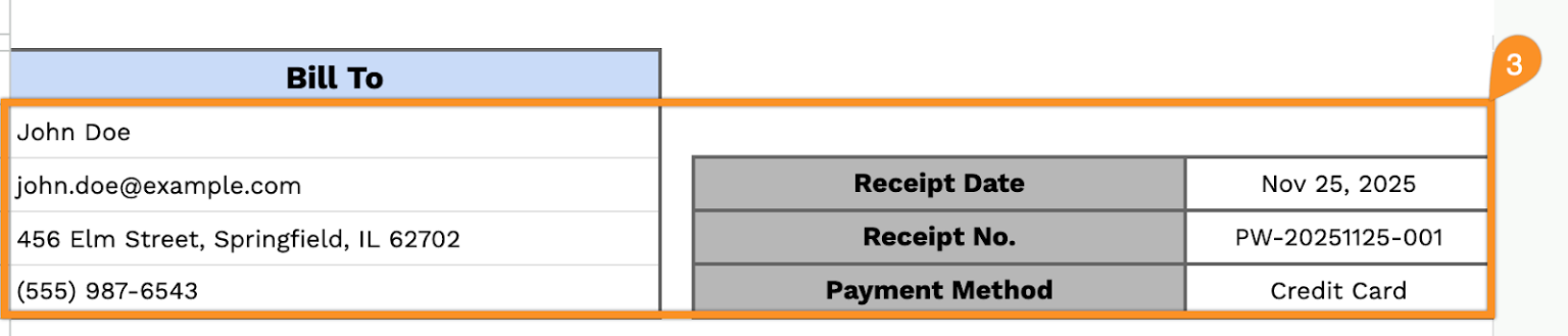 Free☝️ Parking Receipt Template (Google Sheets, Excel, Word, Google ...