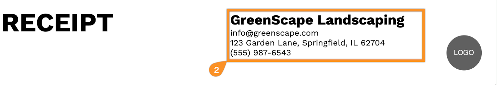 Free☝️ Landscaping Receipt Template (Google Sheets, Excel, Word, Google ...