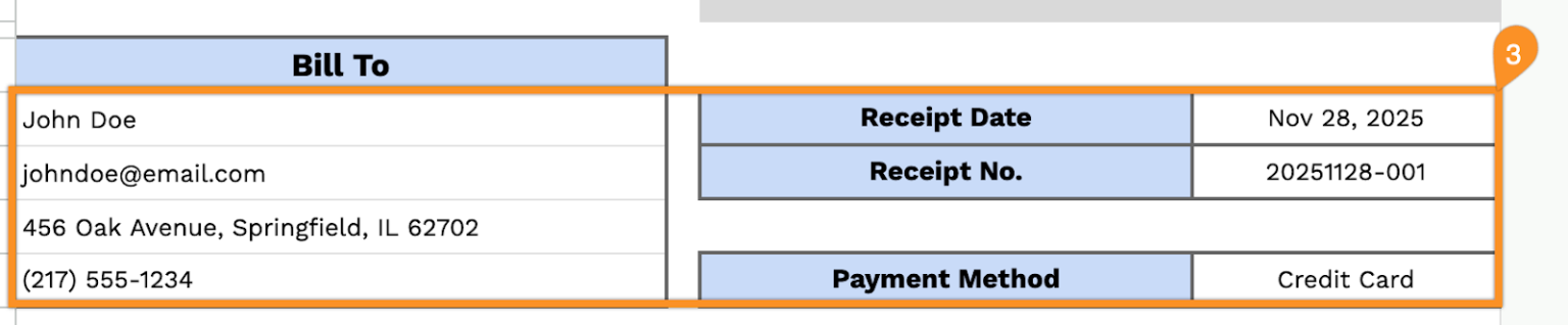 Free☝️ Oil Change Receipt Template (Google Sheets, Excel, Word, Google ...