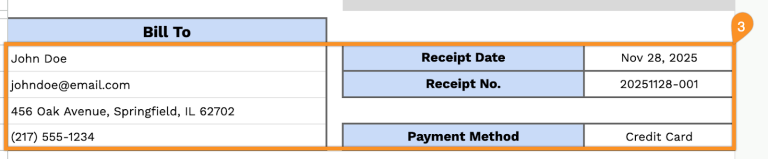 Free☝️ Oil Change Receipt Template (Google Sheets, Excel, Word, Google ...