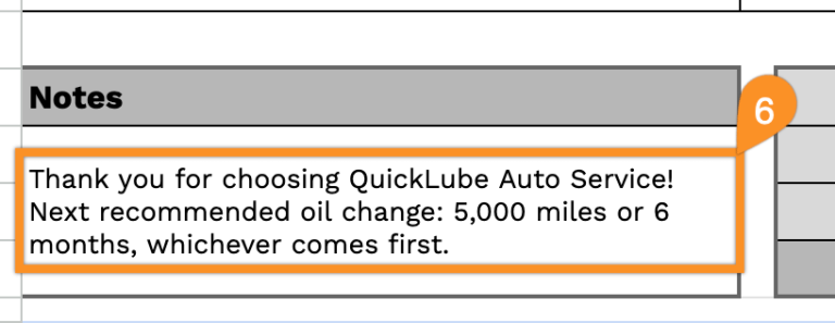 Free☝️ Oil Change Receipt Template (Google Sheets, Excel, Word, Google ...