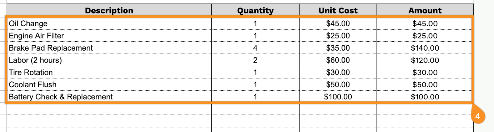 Free☝️ Auto Repair Receipt Template (Google Sheets, Excel, Word, Google ...
