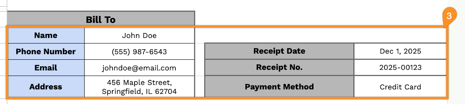 Free☝️ Sales Receipt Template (Google Sheets, Excel, Word, Google Docs ...