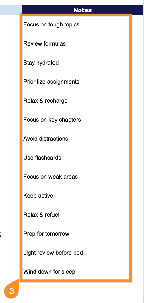 Free☝️ Study Schedule Template (Google Sheets, Excel, & PDF Downloads)