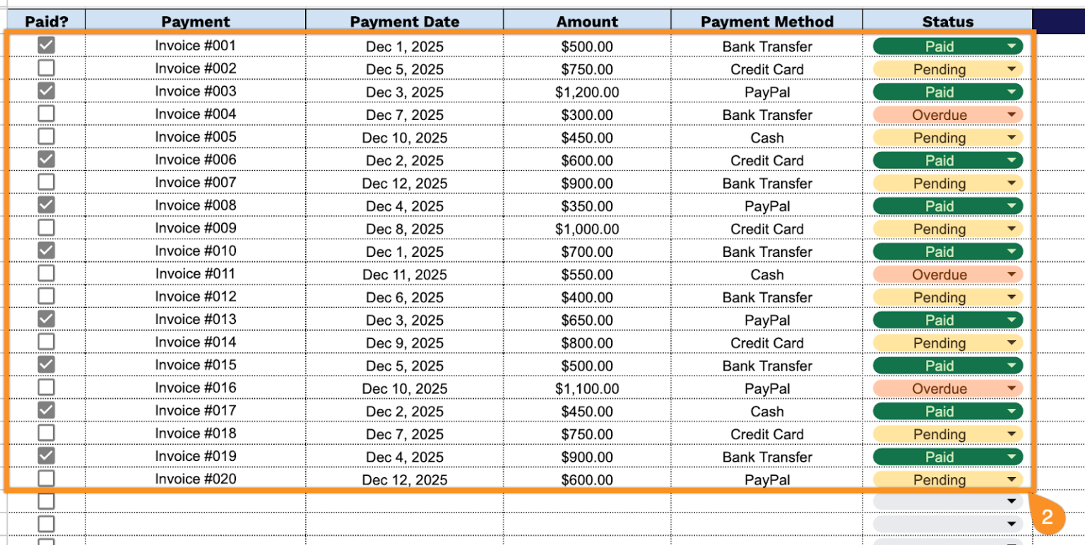 Free☝️ Payment Schedule Template (Google Sheets, Excel, & PDF Downloads)