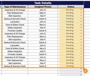 Free☝️ Maintenance Template (Google Sheets, Excel, & PDF Downloads)