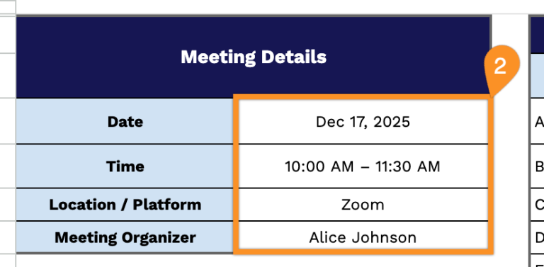 Free☝️ Meeting Minutes Template (Google Sheets, Excel, & PDF Downloads)