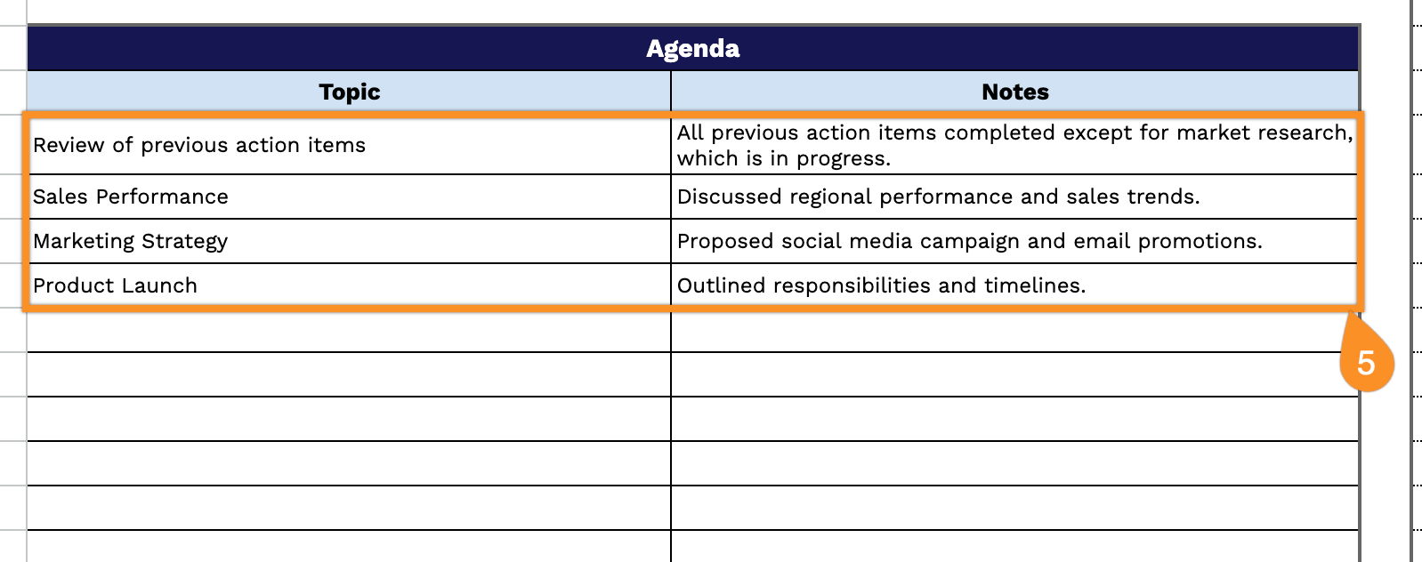Free☝️ Meeting Minutes Template (Google Sheets, Excel, & PDF Downloads)
