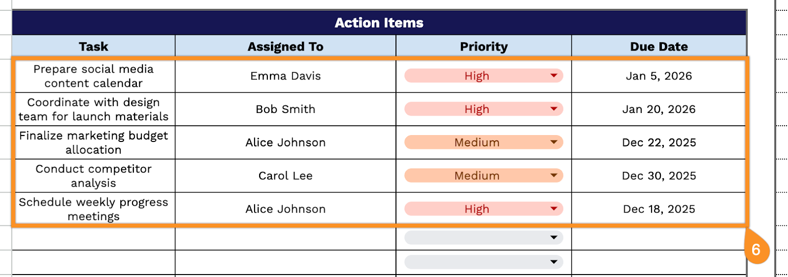 Free☝️ Meeting Minutes Template (Google Sheets, Excel, & PDF Downloads)