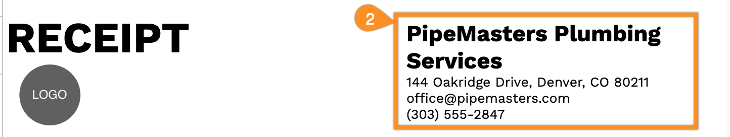Free☝️ Plumbing Receipt Template (Google Sheets, Excel, Word, Google ...
