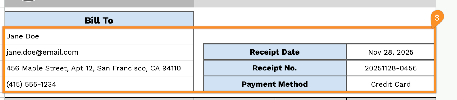Free☝️ Credit Card Receipt Template (Google Sheets, Excel, Word, Google ...