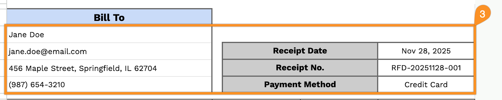 Free☝️ Refund Receipt Template (Google Sheets, Excel, Word, Google Docs ...