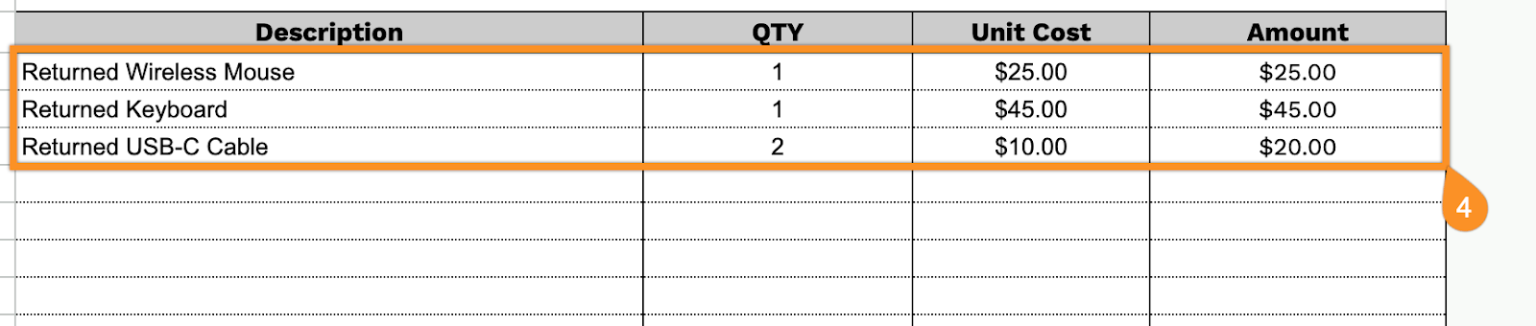 Free☝️ Refund Receipt Template (Google Sheets, Excel, Word, Google Docs ...