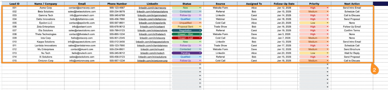 Free☝️ Lead Tracking Template (Google Sheets, Excel, & PDF Downloads)