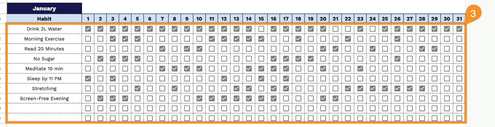 Free☝️ Habit Tracker Template (Google Sheets, Excel, & PDF Downloads)