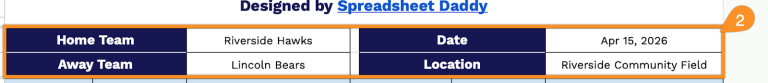 Free☝️ Baseball Lineup Template (Google Sheets, Excel, Word, Google ...