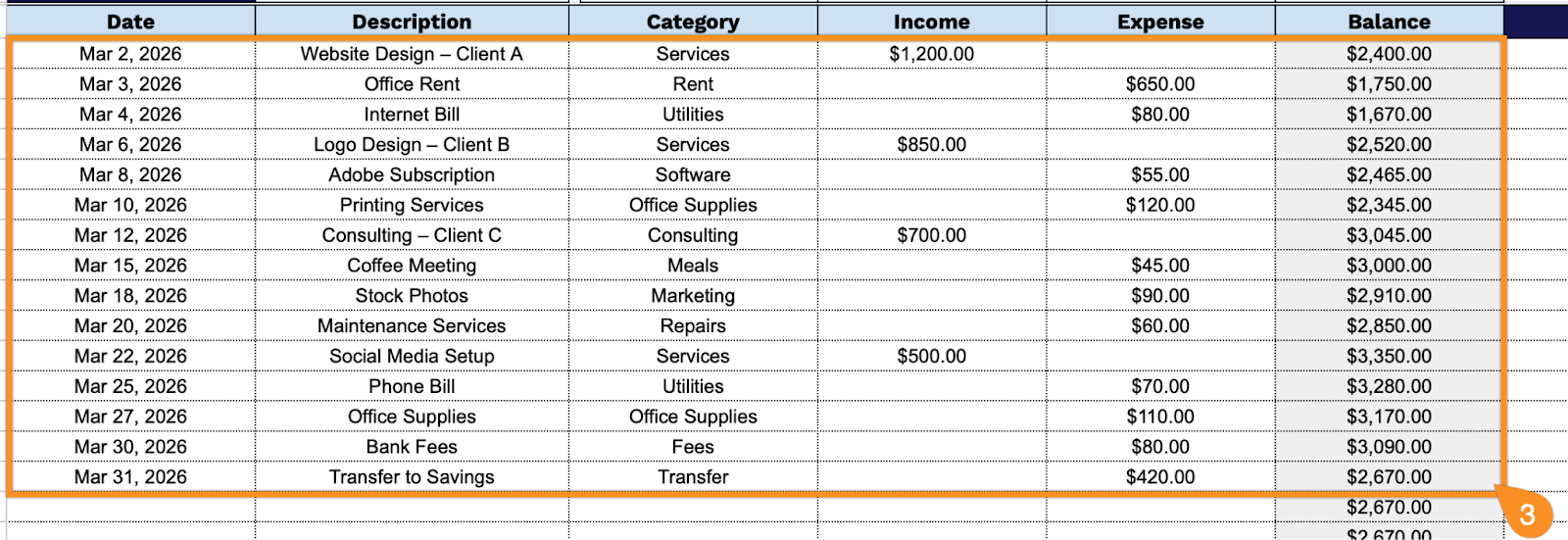 Free☝️ Accounting Template (Google Sheets, Excel, & PDF Downloads)