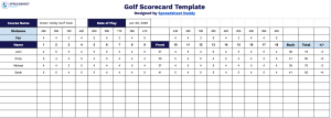 Free☝️ Golf Scorecard Template (Google Sheets, Excel, & PDF Downloads)