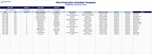 Free☝️ Film Production Schedule Template (Google Sheets, Excel, & PDF ...