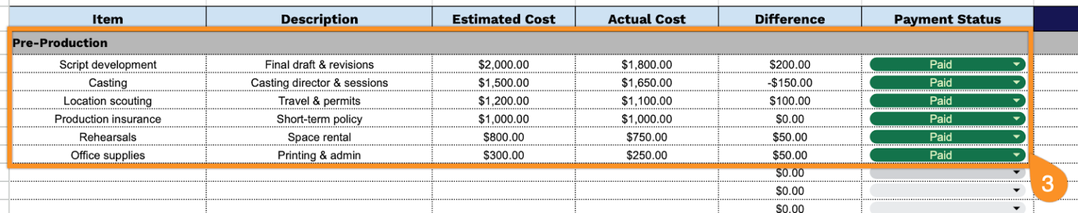 Free☝️ Film Budget Template (Google Sheets, Excel, & PDF Downloads)
